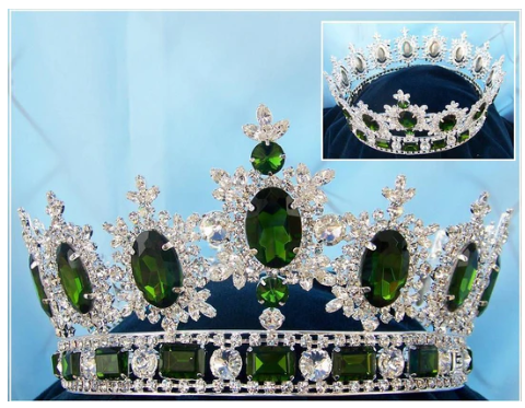 POWERFUL KING'S CRYSTAL CROWN - MANY COLOR OPTIONS! – Holly Hardwick Crowns