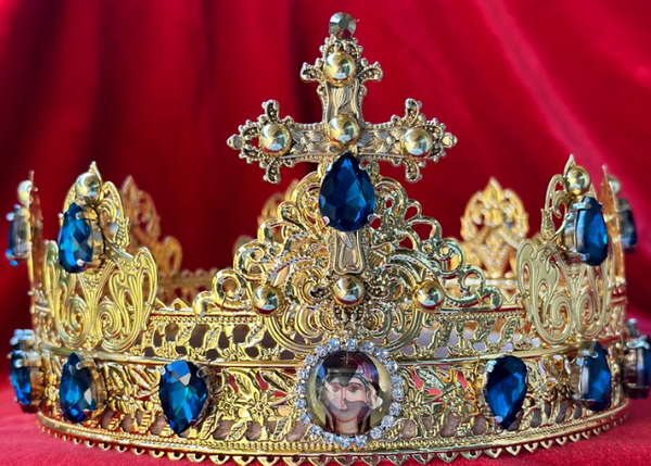 RENAISSANCE WEDDING CROWNS - COLOR OPTIONS- PRICESD FOR 2 PIECES ...