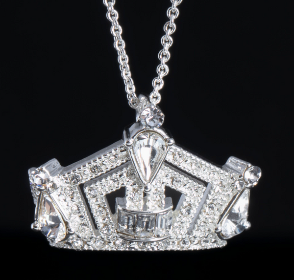 MISS AMERICA Crown Necklace - SILVER OR GOLD – Holly Hardwick