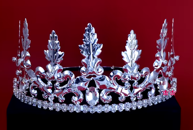 Regal Adjustable Crown - Gold or Silver – Holly Hardwick Crowns