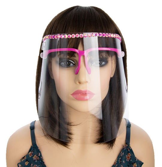 Protective Face Shield - Pink – Holly Hardwick Crowns