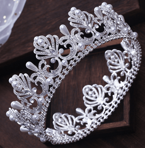 The Vintage CZ & Pearl Crown – Holly Hardwick Crowns