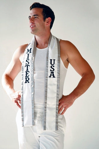 MEN'S PAGEANT STOLE – Holly Hardwick Crowns